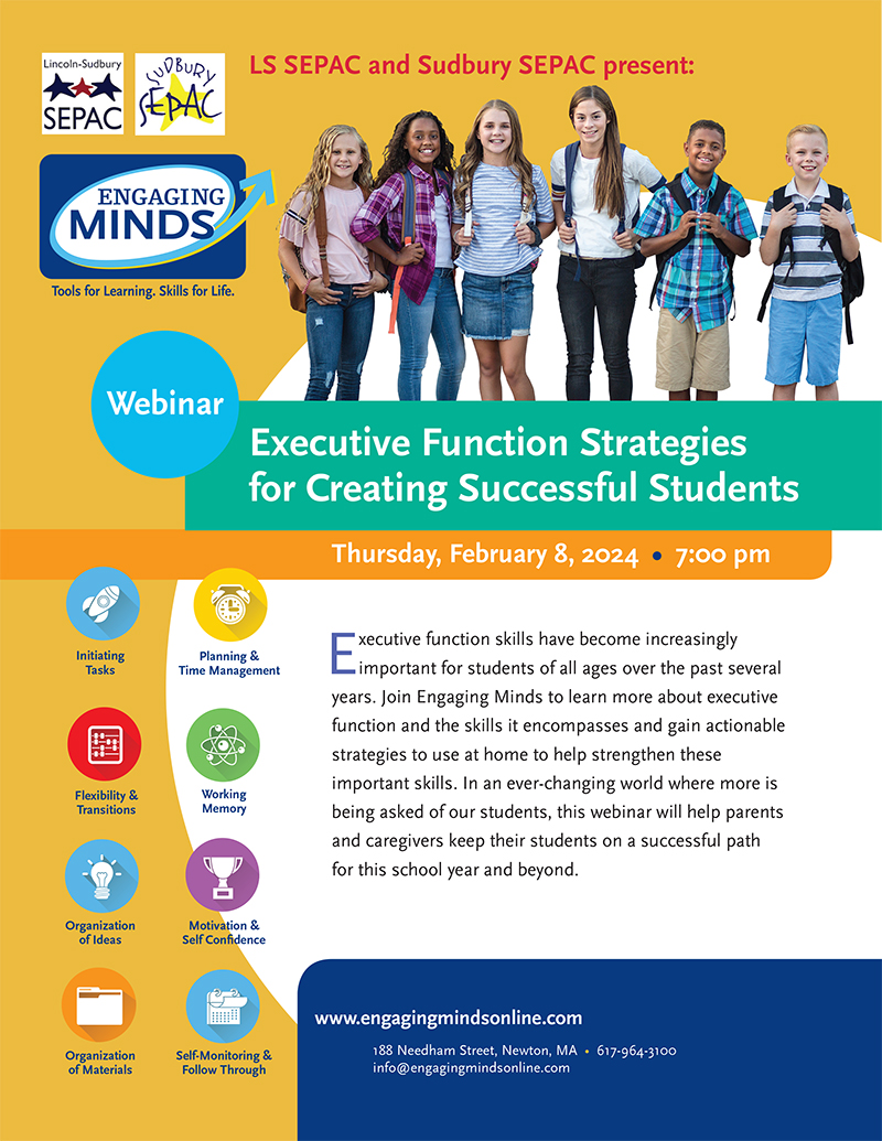 Webinar: Executive Function Strategies for Creating Successful Students – Sudbury Weekly