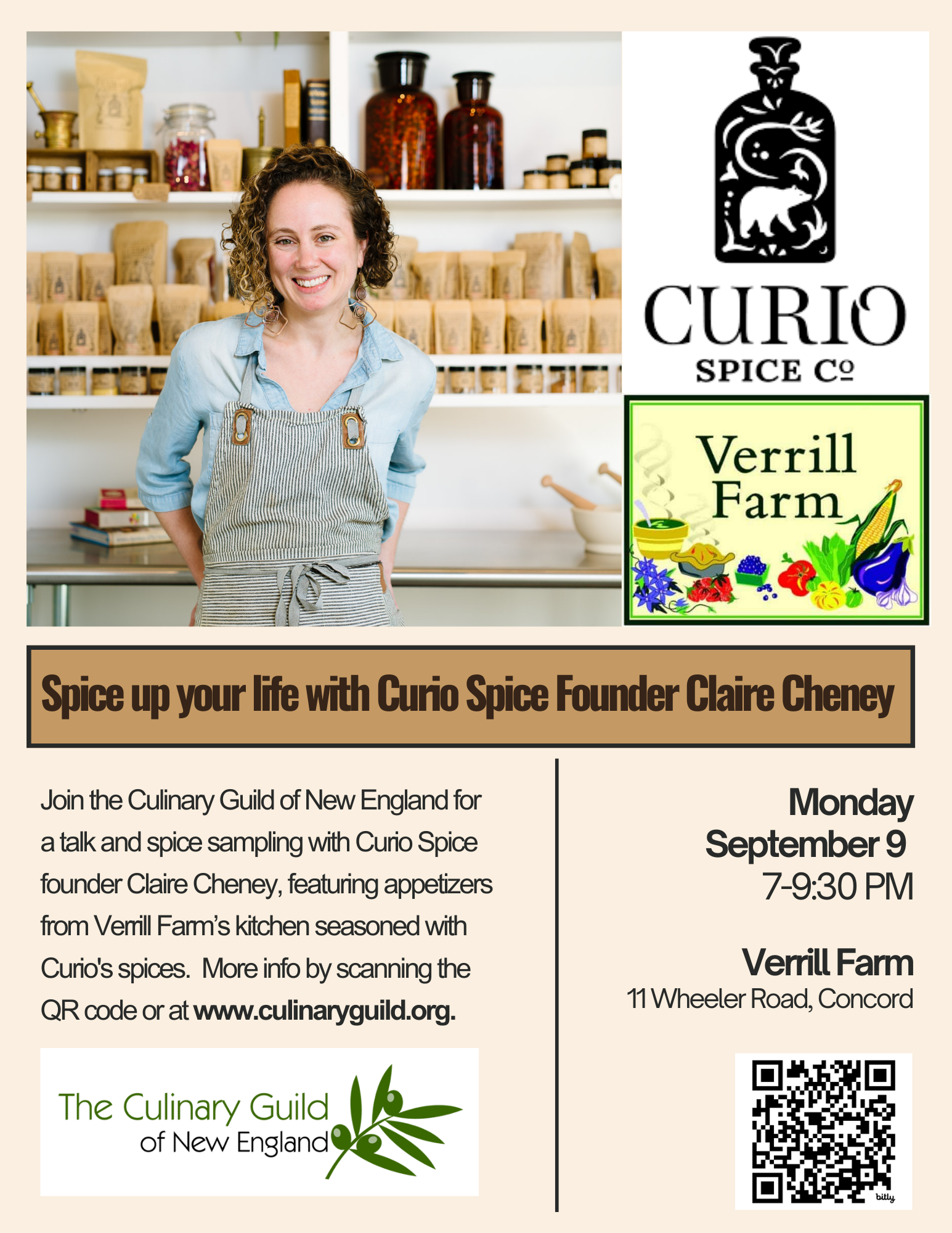 The Culinary Guild of New England’s Opening Meeting to Feature Curio ...